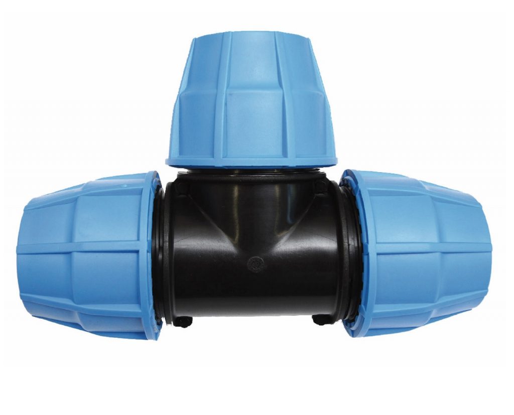 HDPE Compression Tee 75mm - Mainline Irrigation
